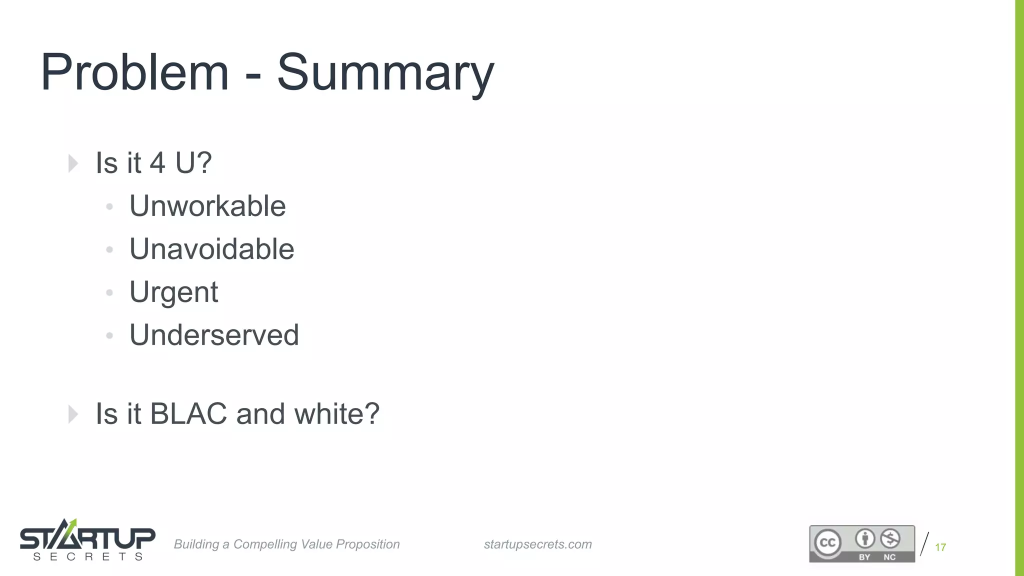 Building A Compelling Value Proposition Pptx