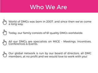 World of DMCs Value Proposition for Clients | PDF