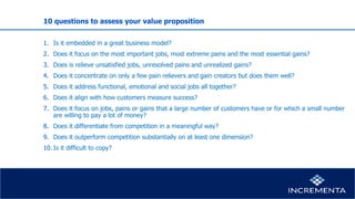 Value proposition design | PPTX | Job Search | Careers