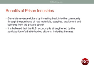 Boosting Profits and Reducing Costs: The Value Proposition of Prison ...