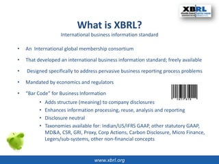 Value proposition for use of xbrl in the business reporting supply ...