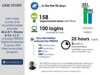 PRESTO value proposition 2019 | PDF