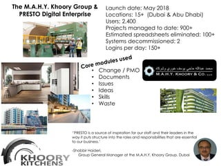 PRESTO Continuous Improvement | PPT