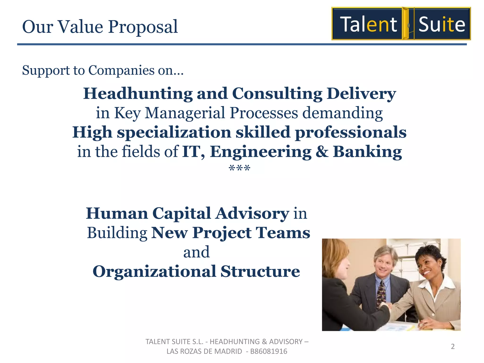 Value Proposition Talent Suite | PDF