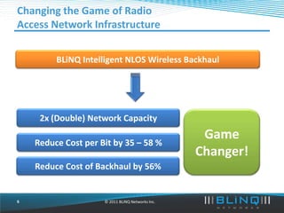 Intelligent Wireless Backhaul Solutions | PPT