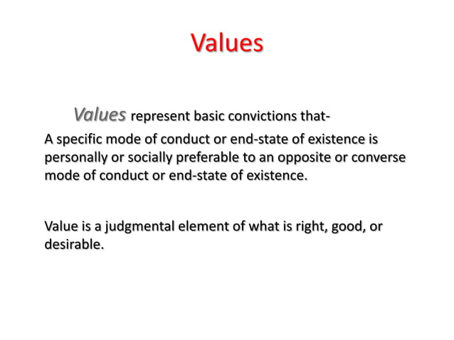 Values | PPTX
