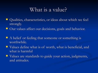 Values | PPT