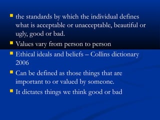 Values | PPT