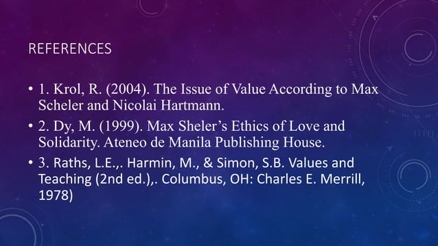 Hierarchy of Values | PPTX