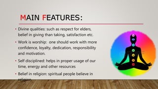 SPIRITUAL& SECULAR VALUES | PPTX