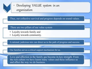 Developing Value System in an Organization | PPTX