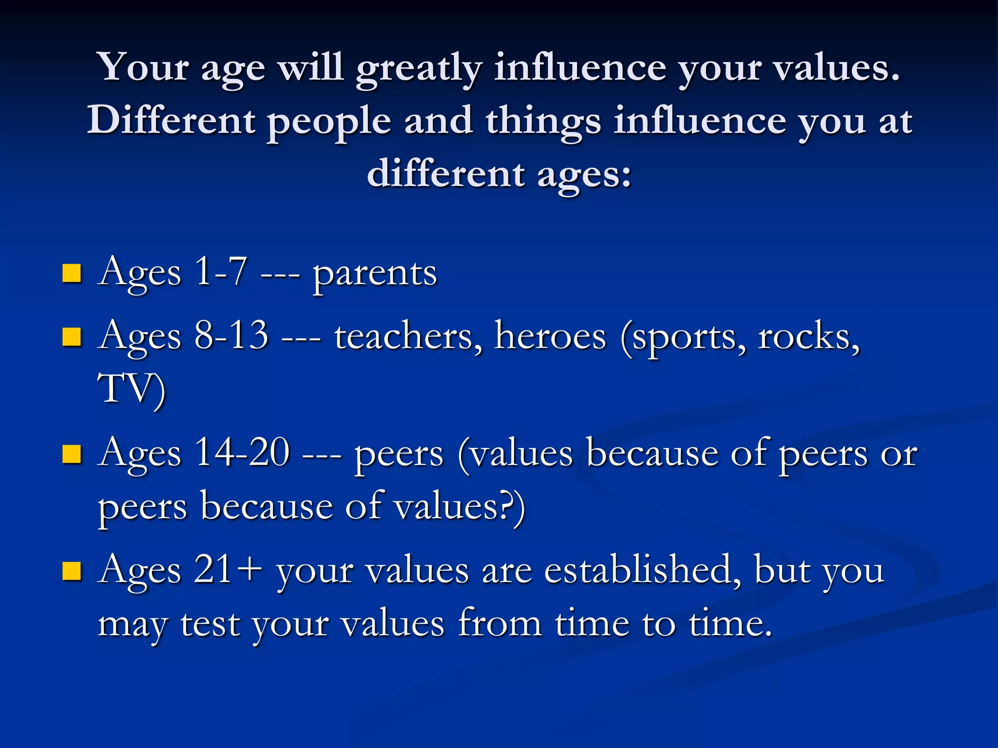 Why values are important | PPT