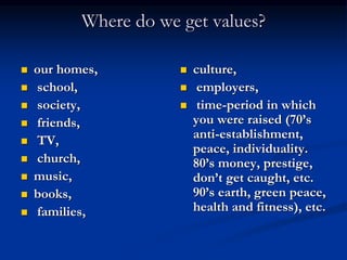 Why values are important | PPT
