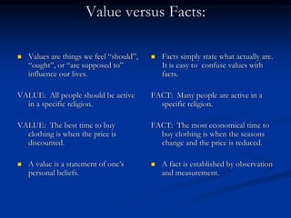 Why values are important | PPT