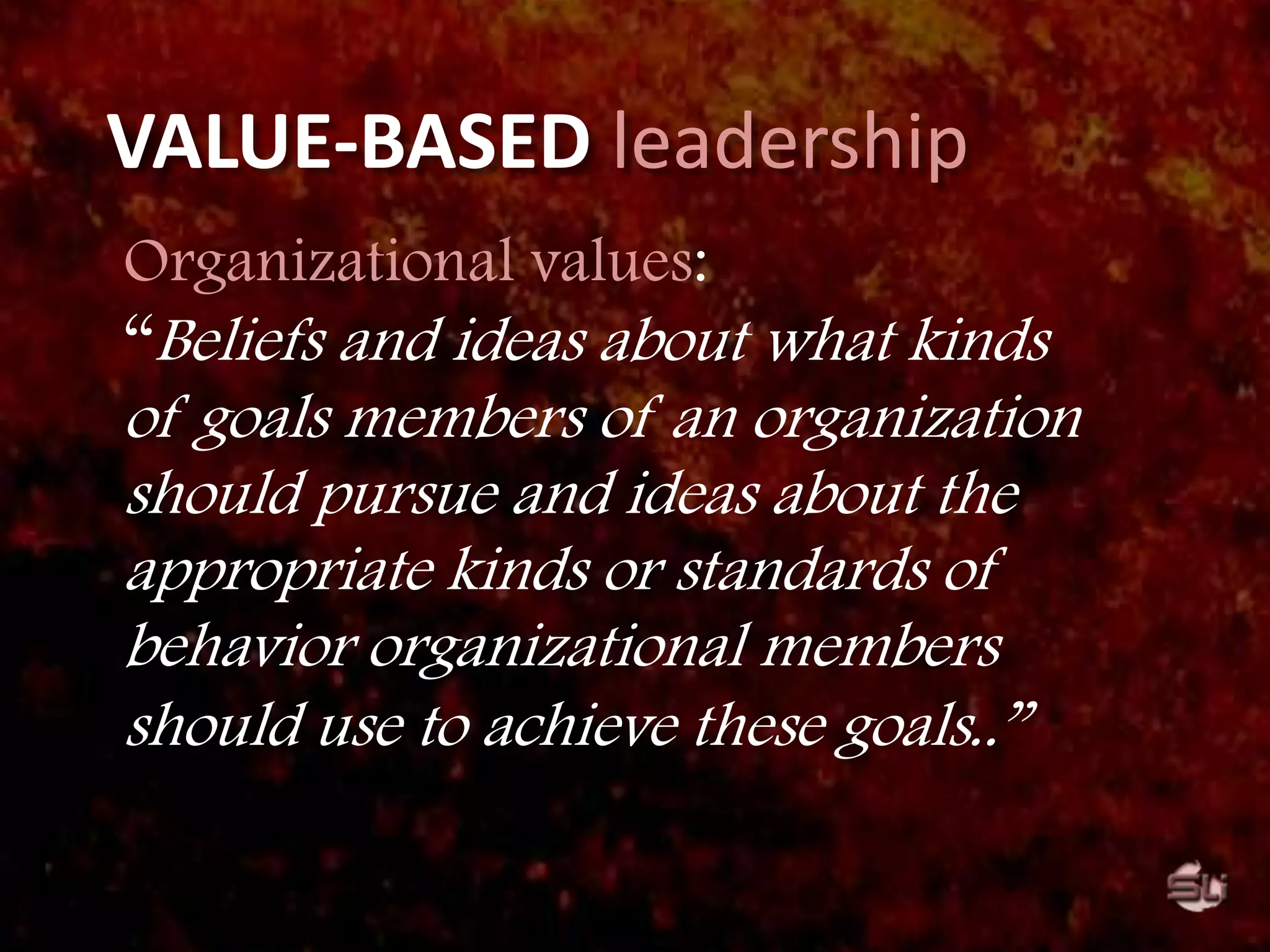 Values Based Leadership | PPTX