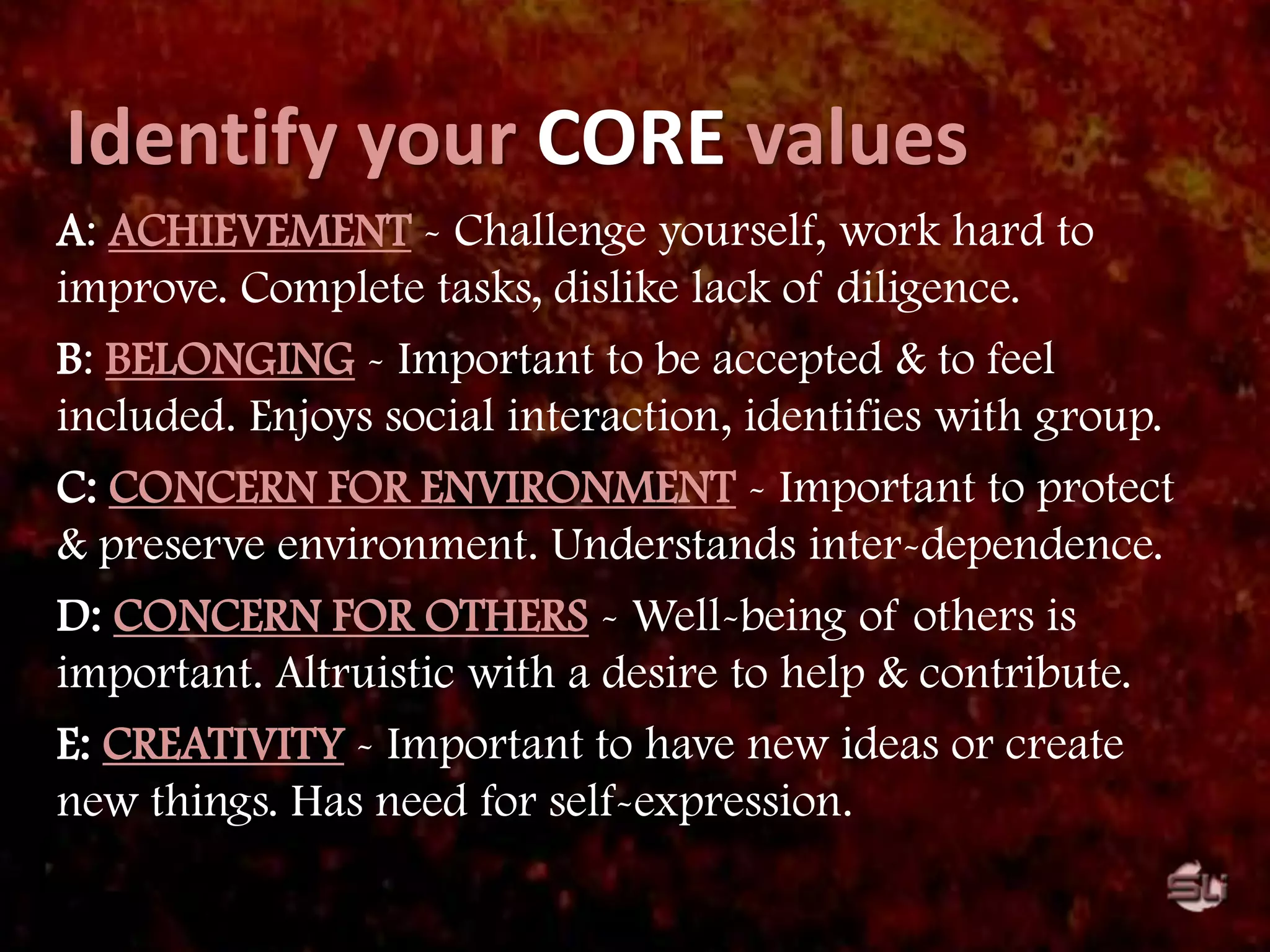 Values Based Leadership | PPTX