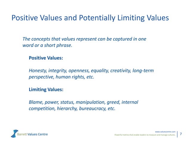 Values based leadership richard barrett | PPTX | Human Resources | Business