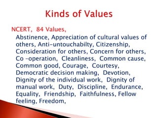 Strategies for Developing Values | PPTX