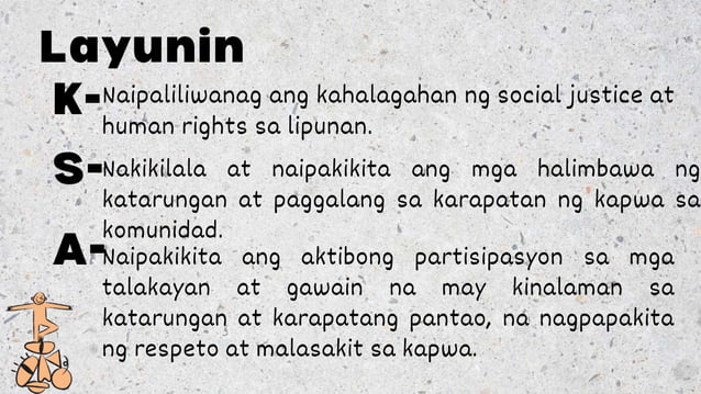 Pagpapakita ng Katarungan sa mga Kaibiga | PPT
