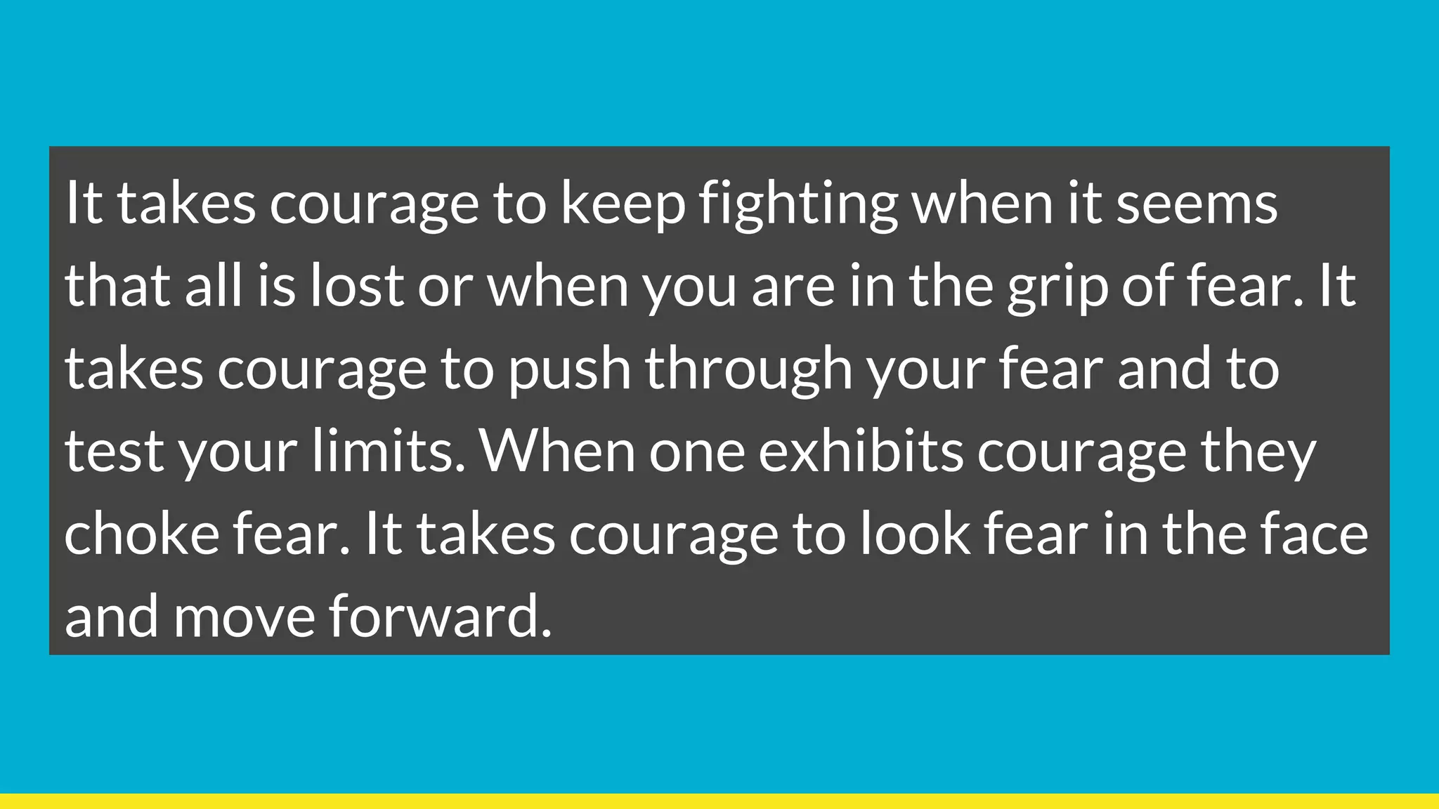 Values - Facing My Fears with Courage | PPTX
