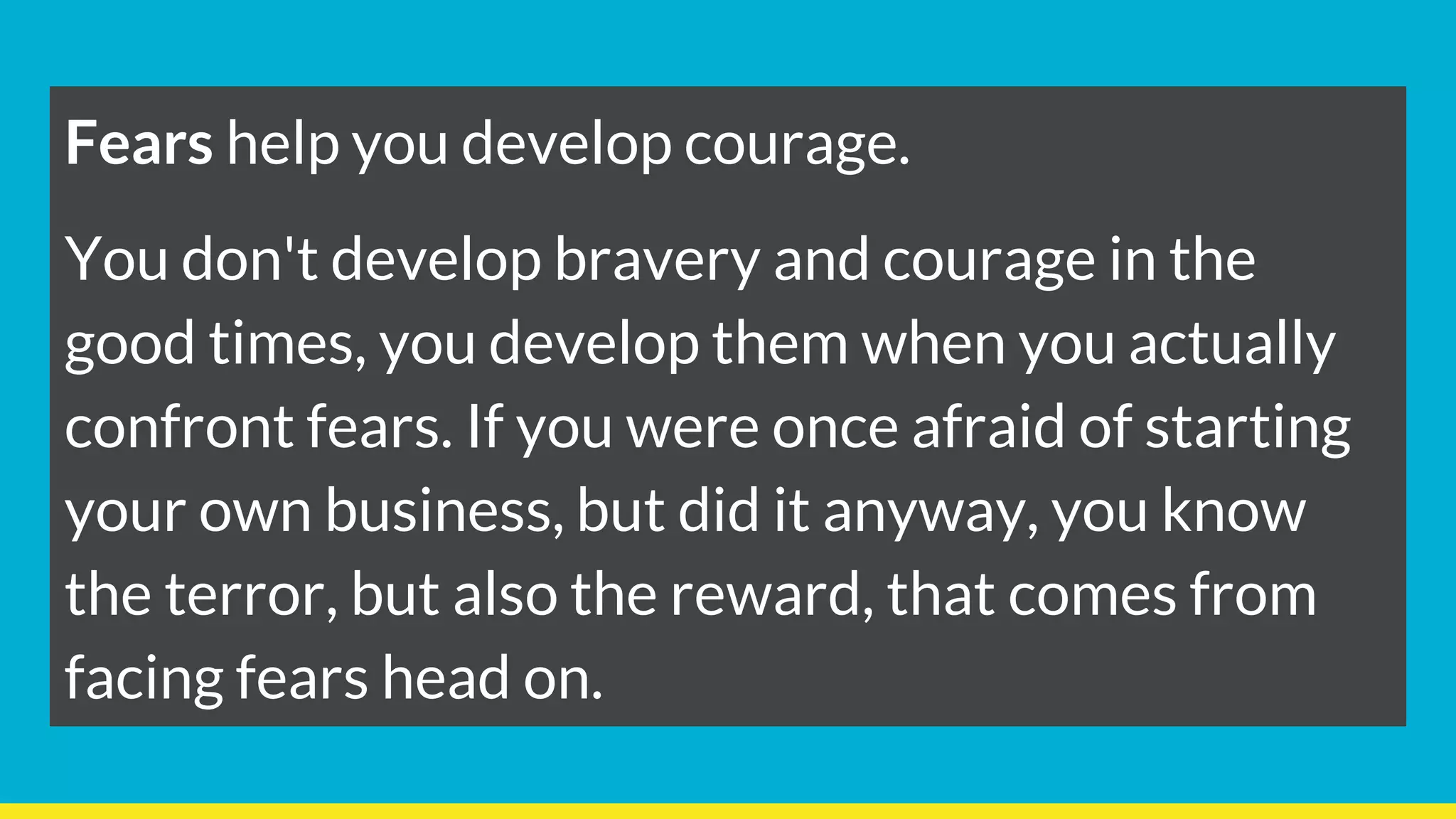 Values - Facing My Fears with Courage | PPTX