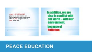 Values Peace Education and peace education | PPT