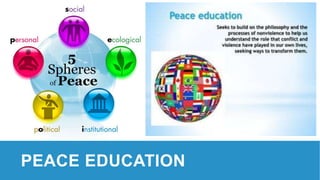 Values Peace Education and peace education | PPTX