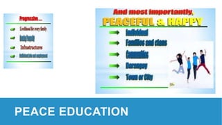 Values Peace Education and peace education | PPTX