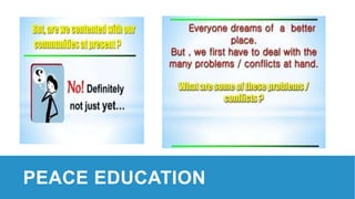 Values Peace Education and peace education | PPT