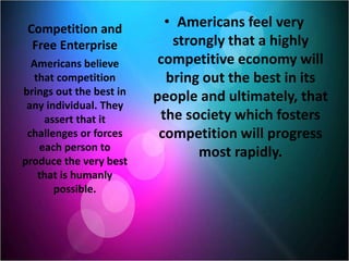 Values Americans live by | PPTX