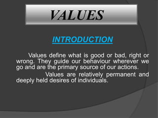 Values and attitudes | PPT