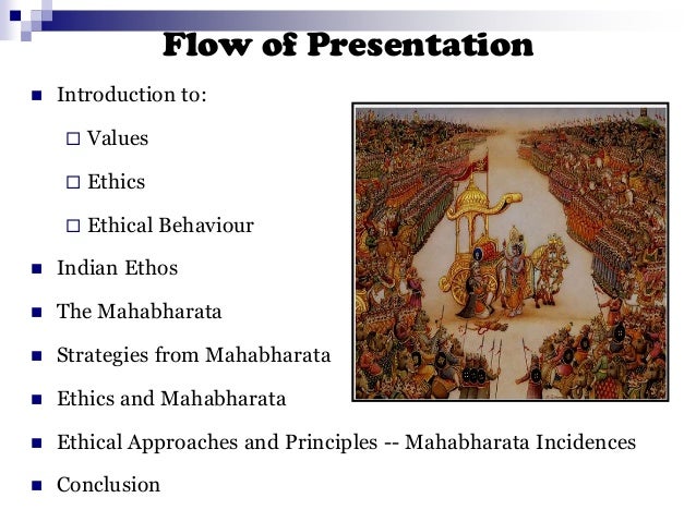 Values and Ethical Lessons from mahabharata