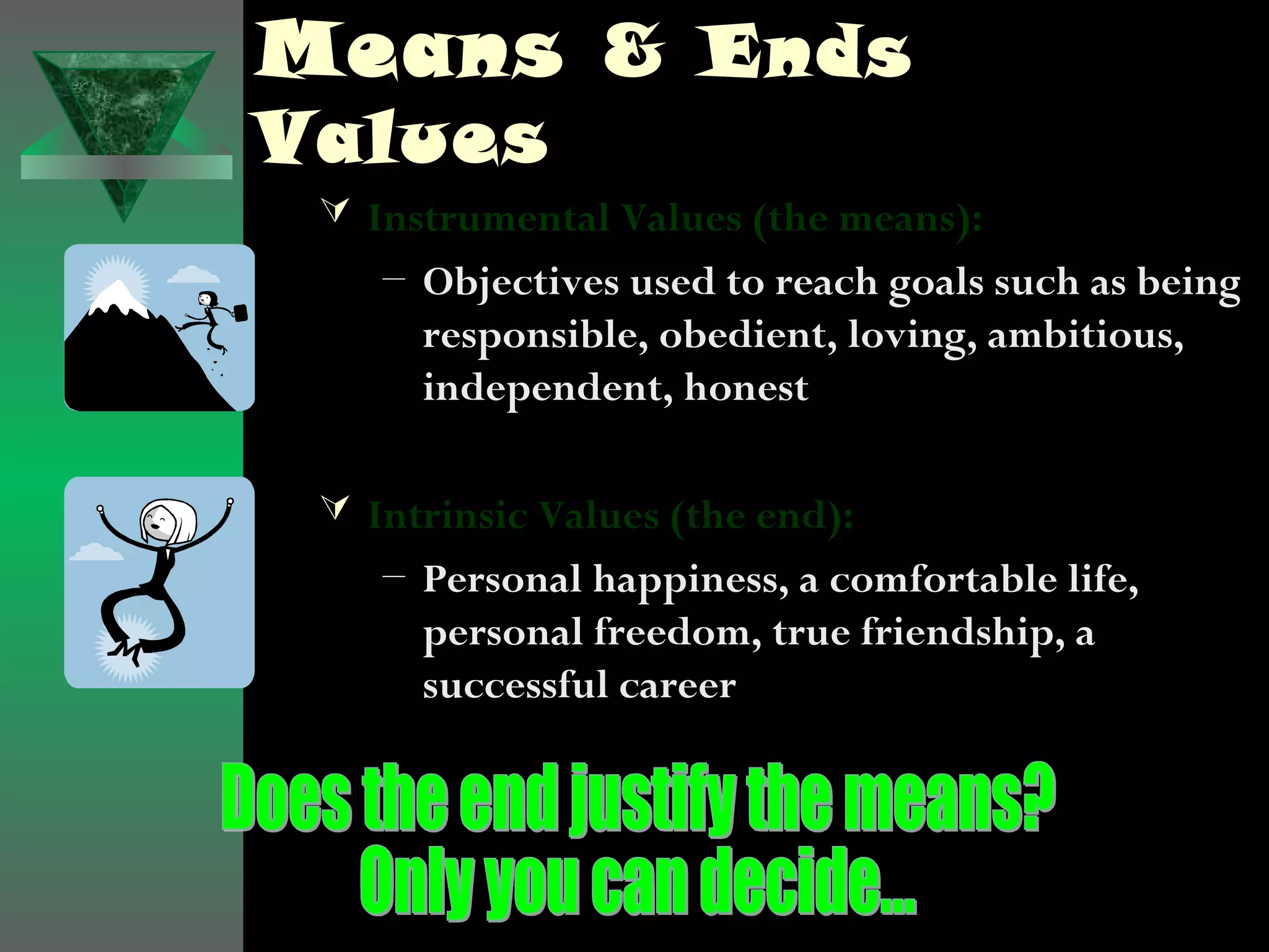Values and ethics | PPT