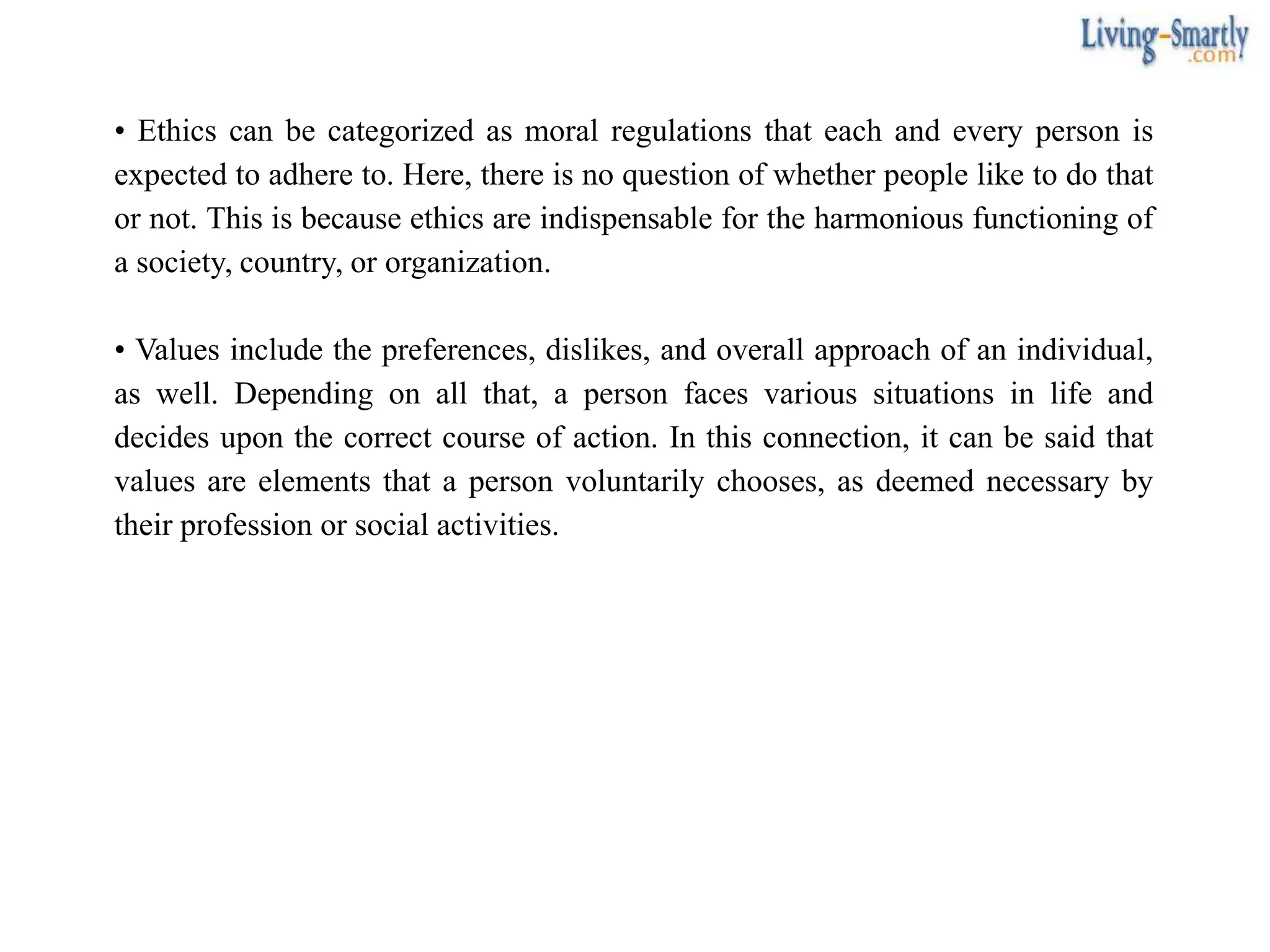 Values And Ethics – How Are They Different? | PPTX