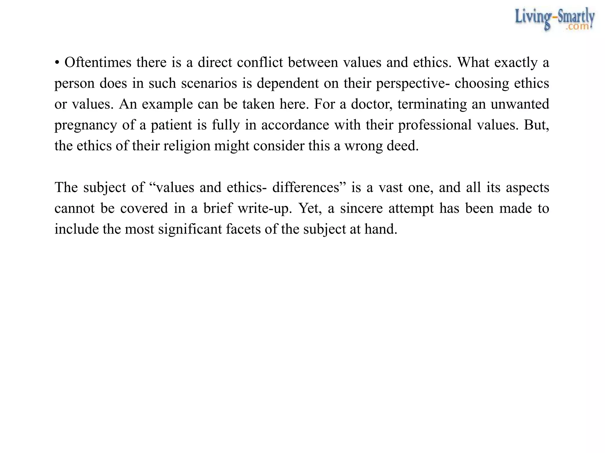 Values And Ethics – How Are They Different? | PPTX