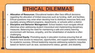 VALUES AND ETHICS in Educational Administration PHD | PPTX