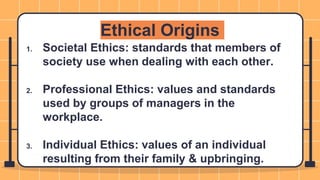 VALUES AND ETHICS in Educational Administration PHD | PPTX