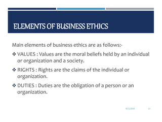 Values and ethics ppt | PPTX