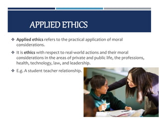 Values and ethics ppt | PPTX
