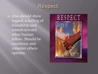 Values and morals | PPTX