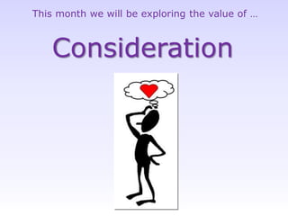 Values Assembly - Consideration | PPTX