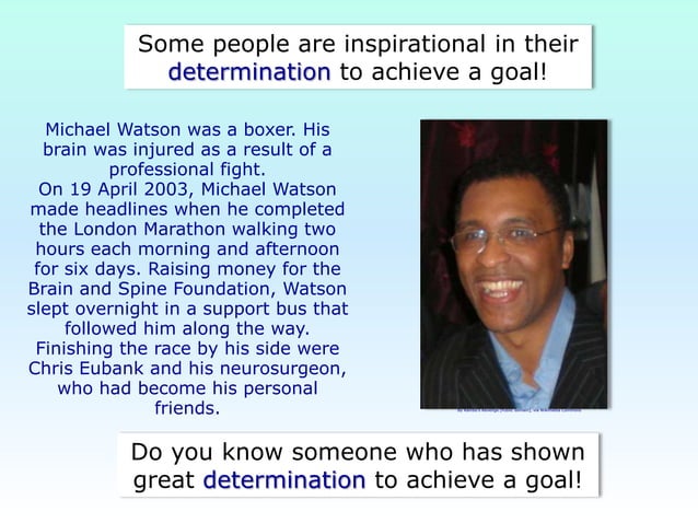 Values Assembly - Determination | PPTX | Disabled Sports | Sports