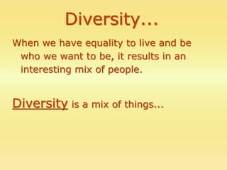 Values Assembly - Equality | PPTX