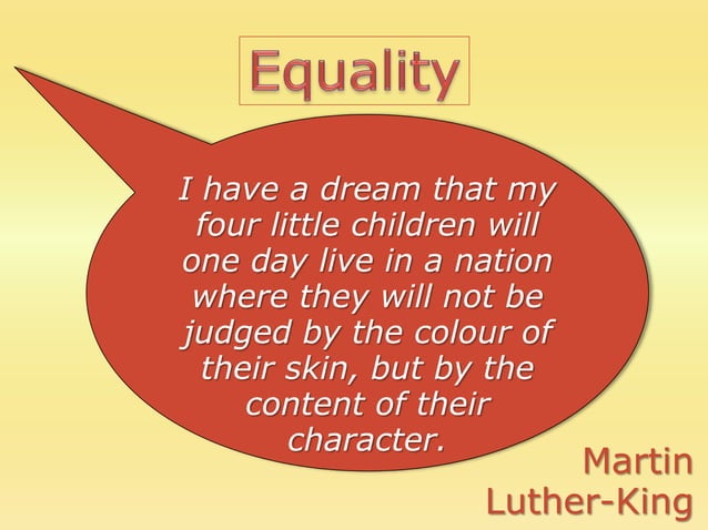 Values Assembly - Equality | PPTX | Education