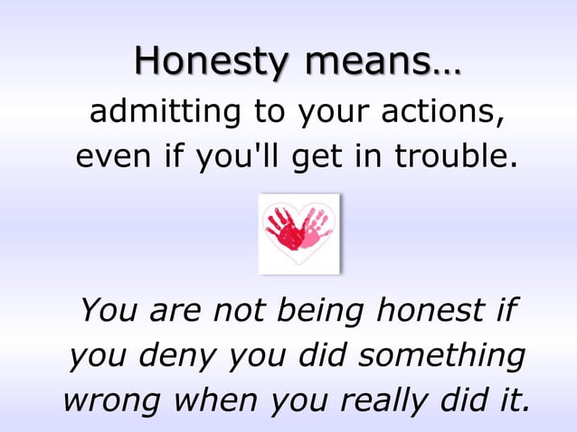 Values Assembly - Honesty | PPTX