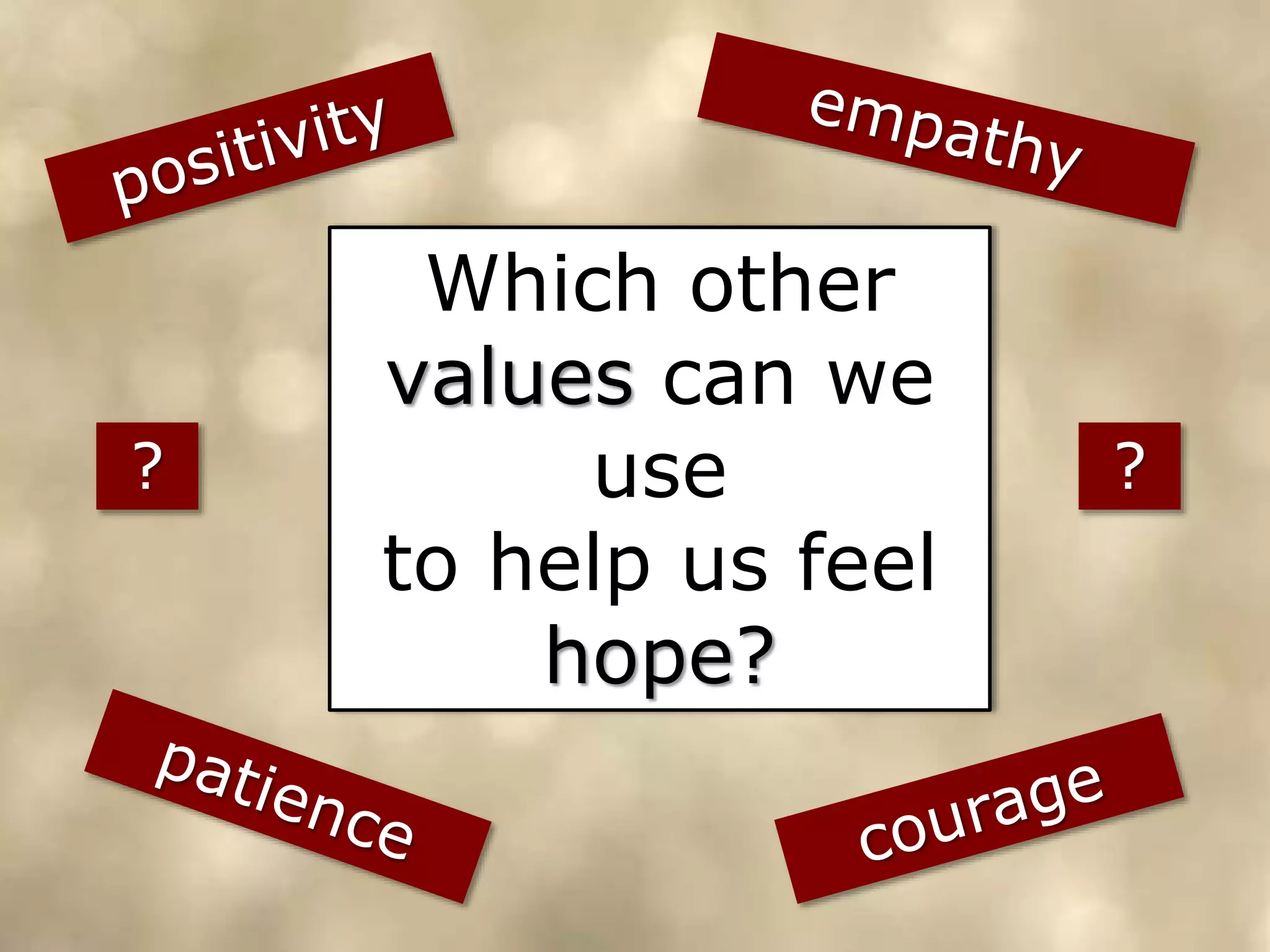 Values Assembly - Hope | PPTX