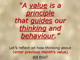 Values Assembly - Hope | PPTX