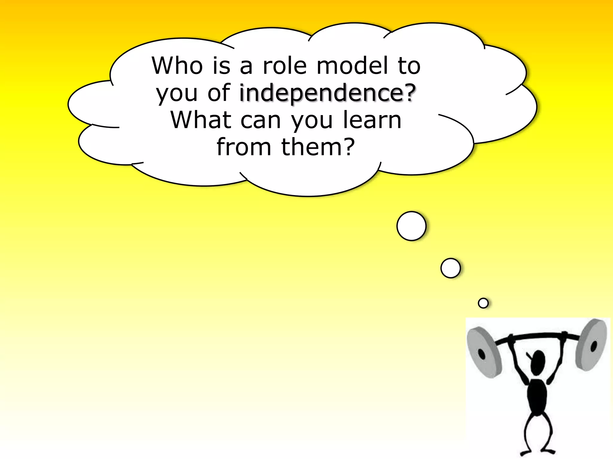 Values-Based Assembly - Independence | PPTX