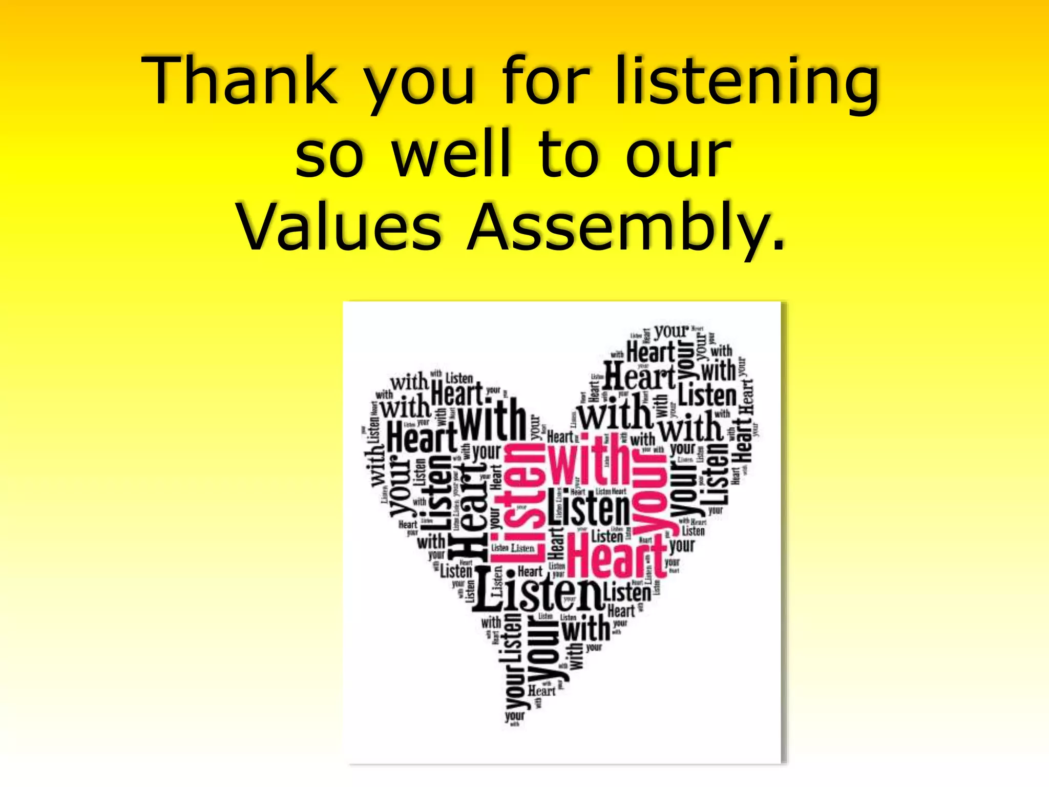 Values-Based Assembly - Independence | PPTX