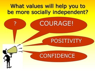 Values-Based Assembly - Independence | PPTX